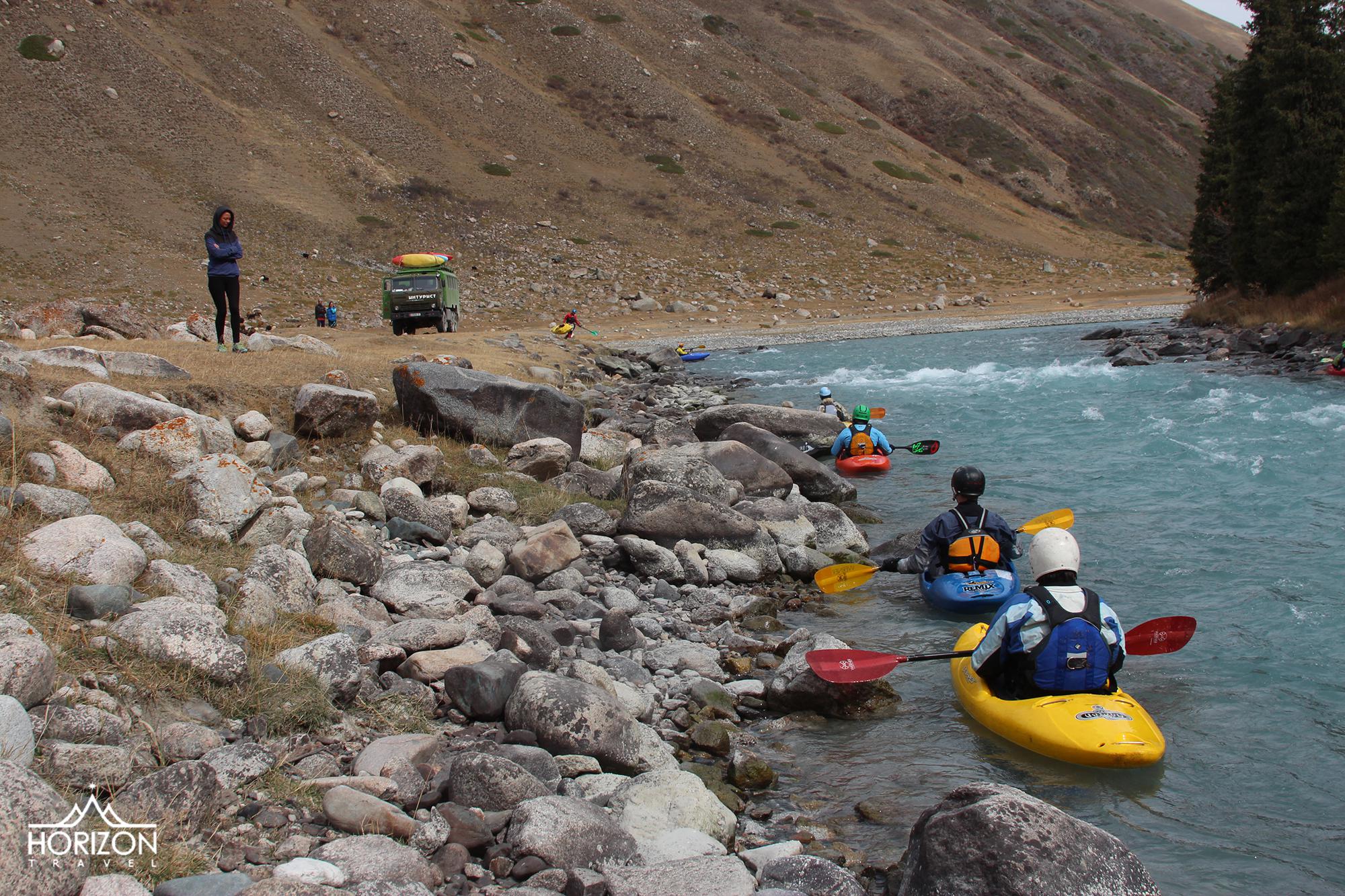 Chatkal river & Sary Chelek river
